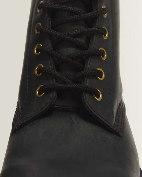 Dr. Martens 1460 Pascal Warm Lined Eye Crazy Horse Leather Boots - Black