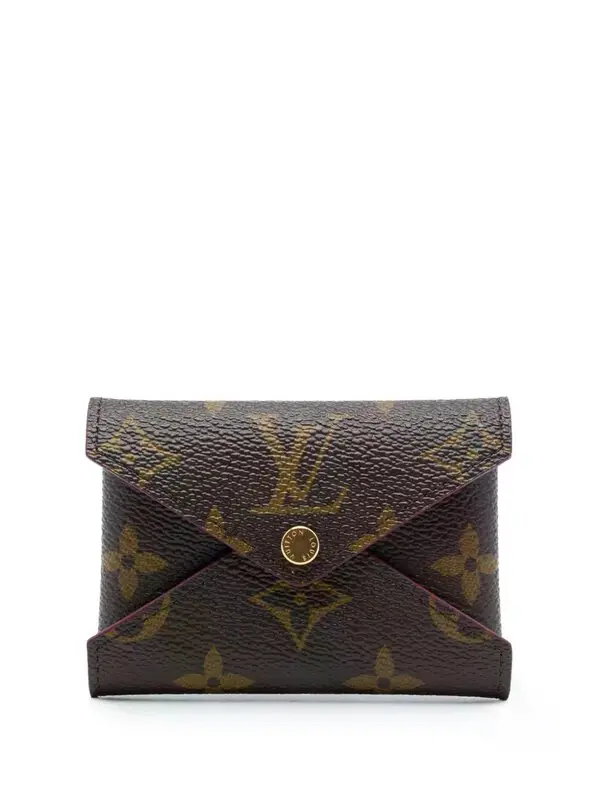 LOUIS VUITTON 2018 Monogram Pochette Kirigami Card Holder - Brown