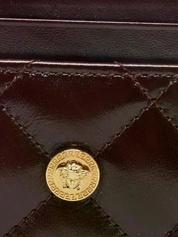 Versace La Medusa Quilted Card Holder