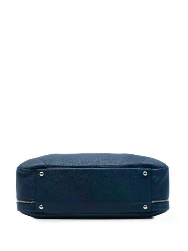 Hermès 2010 Clemence Victoria 50 Travel Bag - Blue
