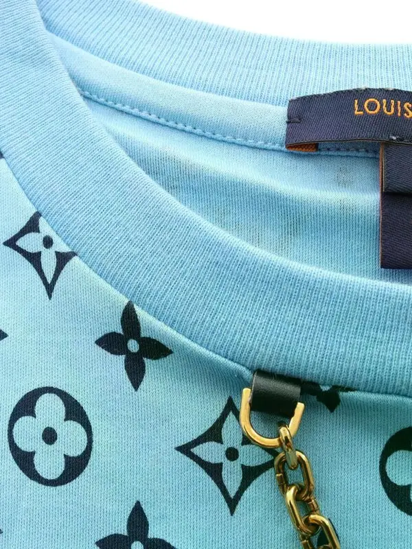 LOUIS VUITTON 2010s Monogram Chain T-shirt
