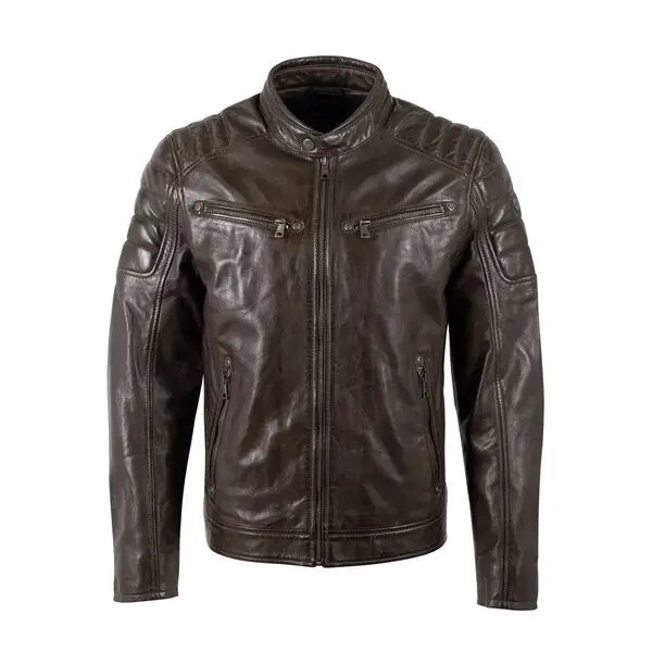 Mauritius Leather Moto Jacket Derry - Green