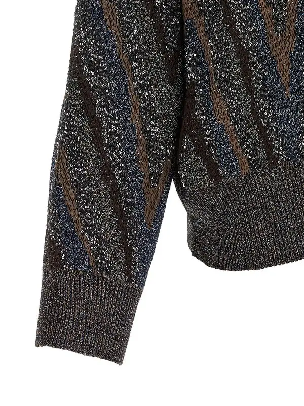 Missoni Sequin Zigzag Cardigan