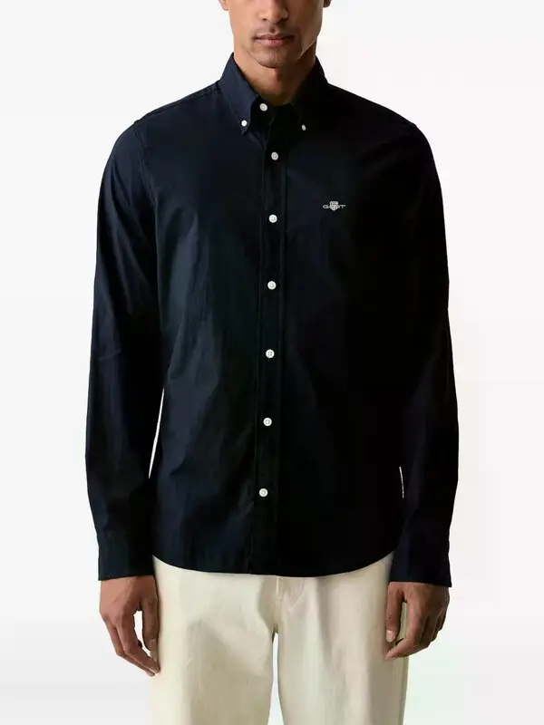 Gant Slim Embroidered-logo Shirt