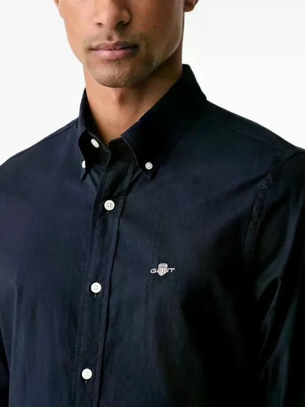 Gant Slim Embroidered-logo Shirt