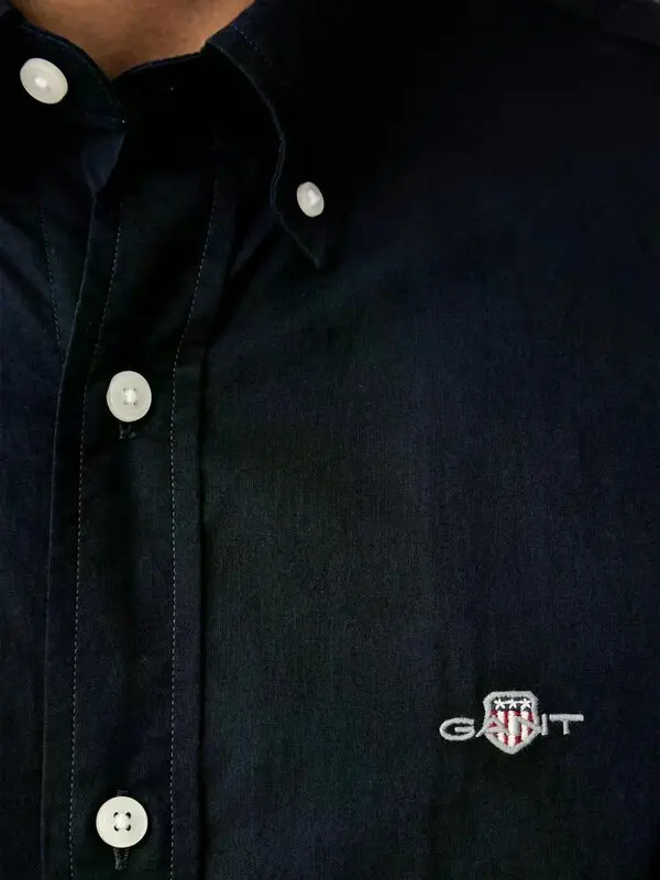 Gant Slim Embroidered-logo Shirt