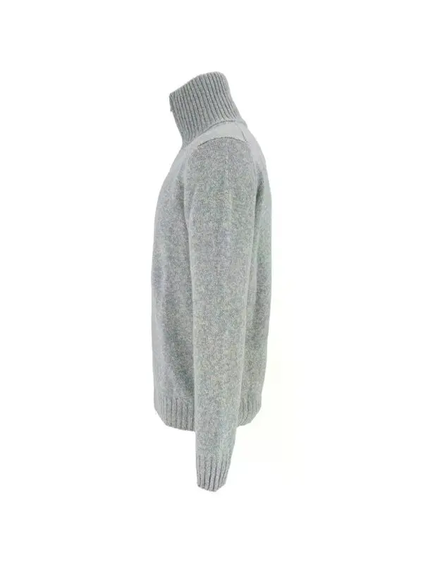 SETTEFILI CASHMERE High-neck Zip-up Sweater