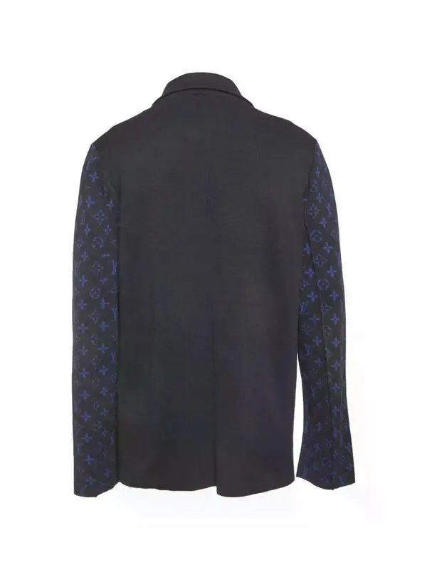 LOUIS VUITTON Monogram Wool-knit Blazer