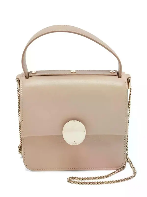 Chloé Penelope Mini Leather Tote Bag - Neutrals