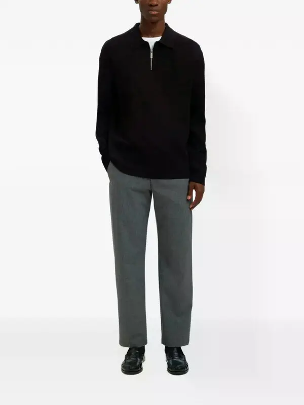 SELECTED Teller Knit Half-zip Polo Shirt