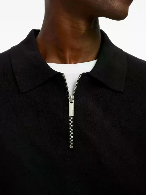 SELECTED Teller Knit Half-zip Polo Shirt