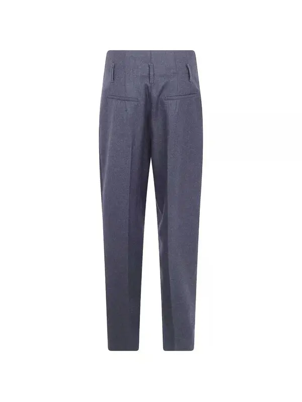 Alberta Ferretti Pleated Belt-loop Tailored Trousers