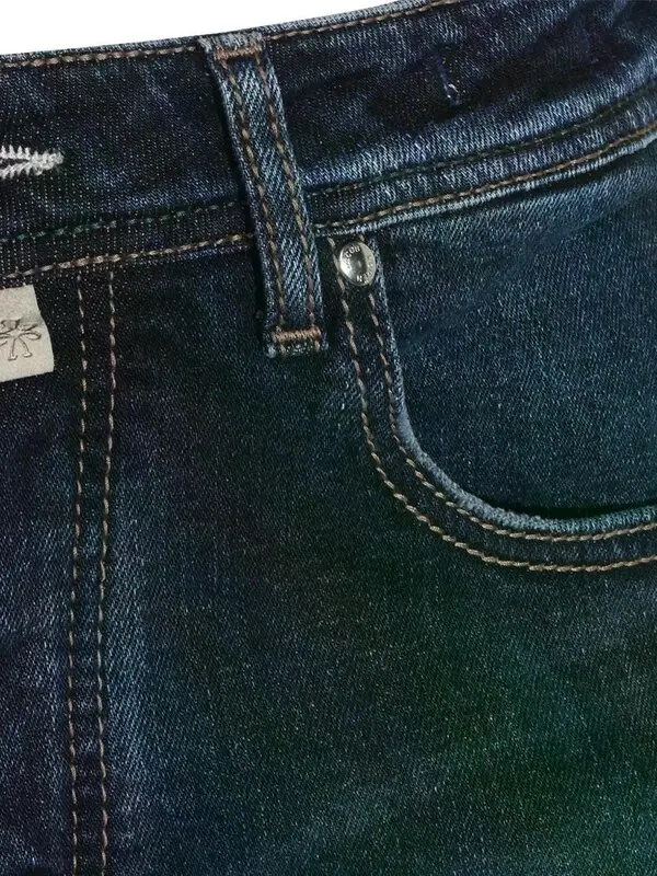 JACOB COHЁN Logo-embroidered Slim-fit Jeans