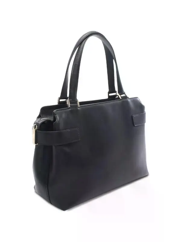 FERRAGAMO 2000s Gancini Leather Handbag