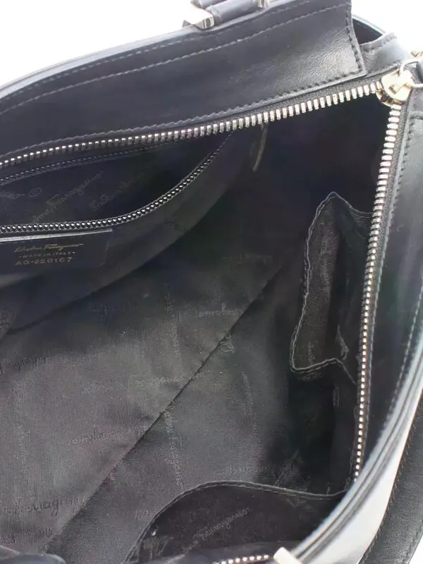 FERRAGAMO 2000s Gancini Leather Handbag