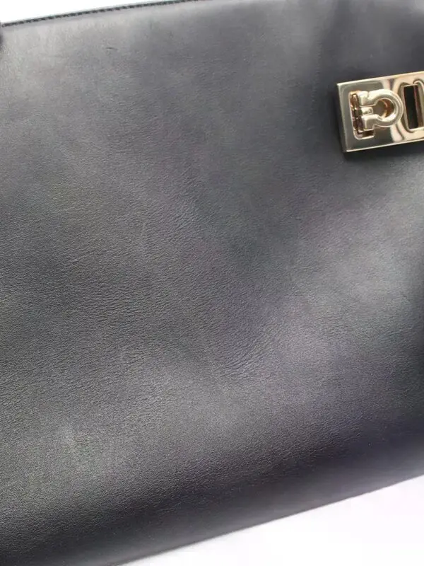 FERRAGAMO 2000s Gancini Leather Handbag