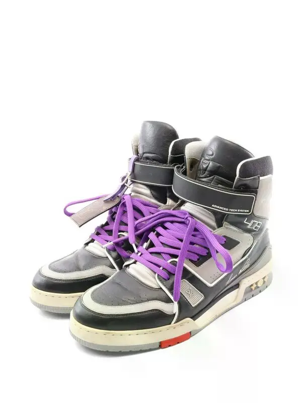 LOUIS VUITTON 2018 Trainer High-top Sneakers