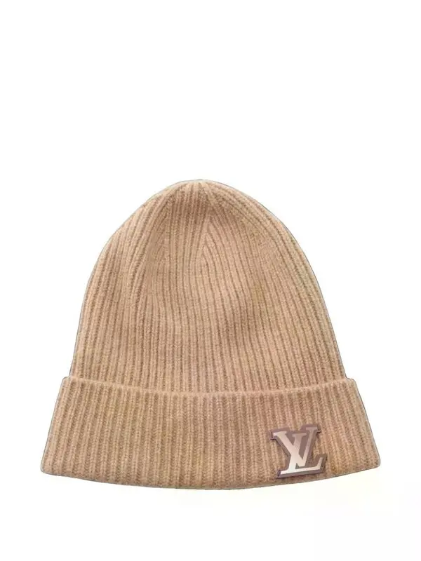 LOUIS VUITTON 2020 Ahead Logo-motif Beanie Hat