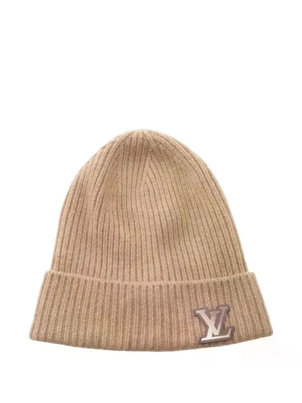 LOUIS VUITTON 2020 Ahead Logo-motif Beanie Hat