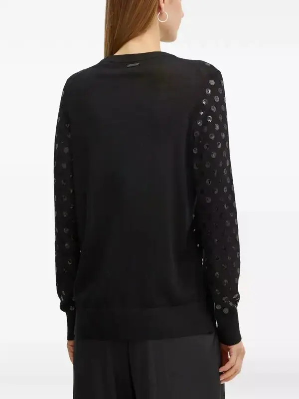 Michael Kors Sequined Dot Wool Sweater