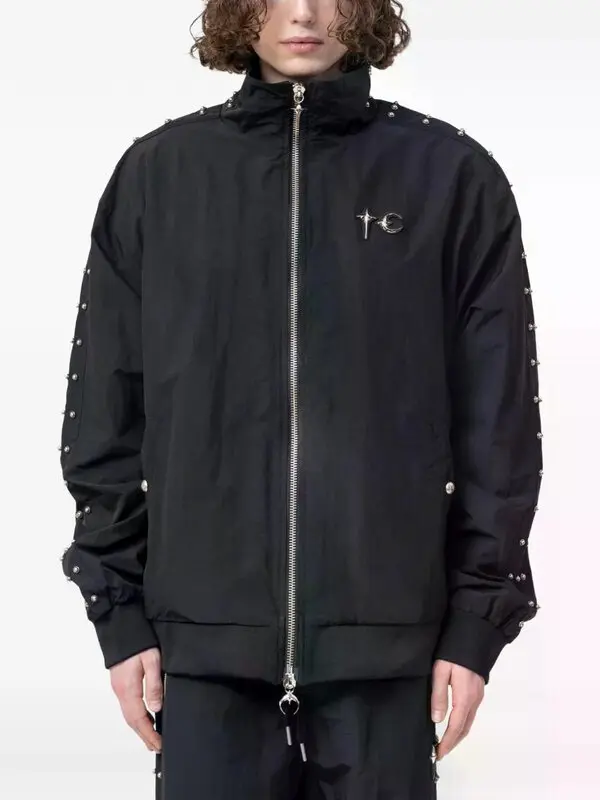THUG CLUB Triple Line Stud Track Jacket