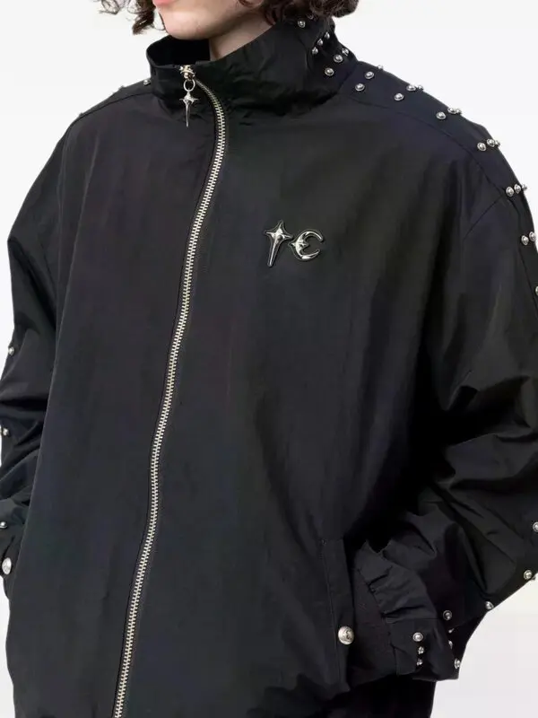 THUG CLUB Triple Line Stud Track Jacket