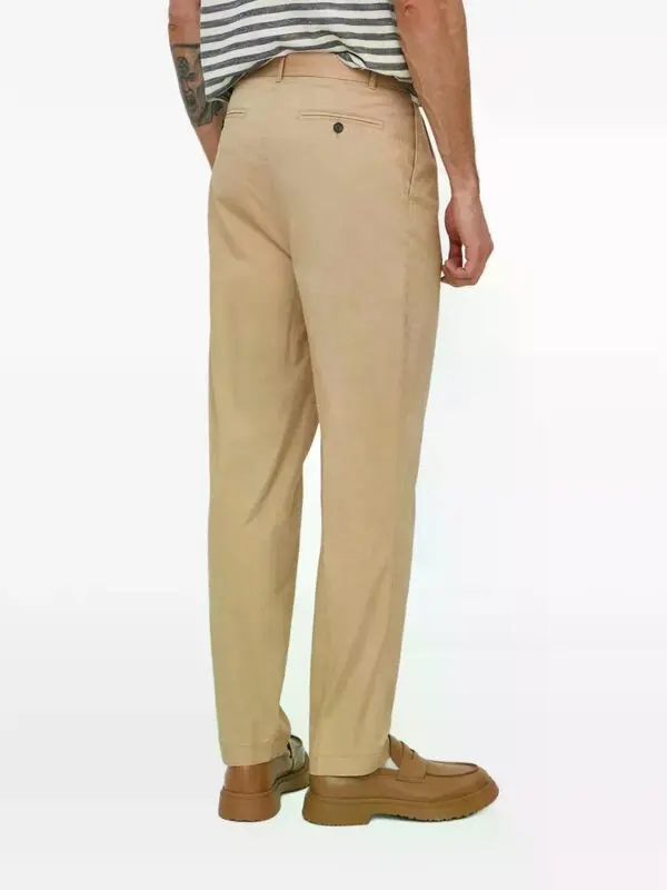 Michael Kors Slim-fit Cotton Blend Chino Pants