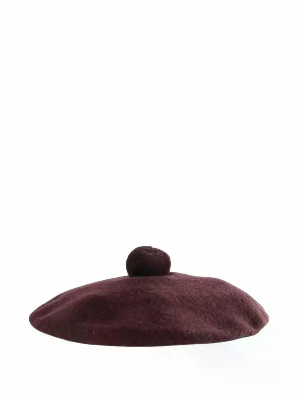 MARGARET HOWELL Tam O Shanter Pom-pom Beret