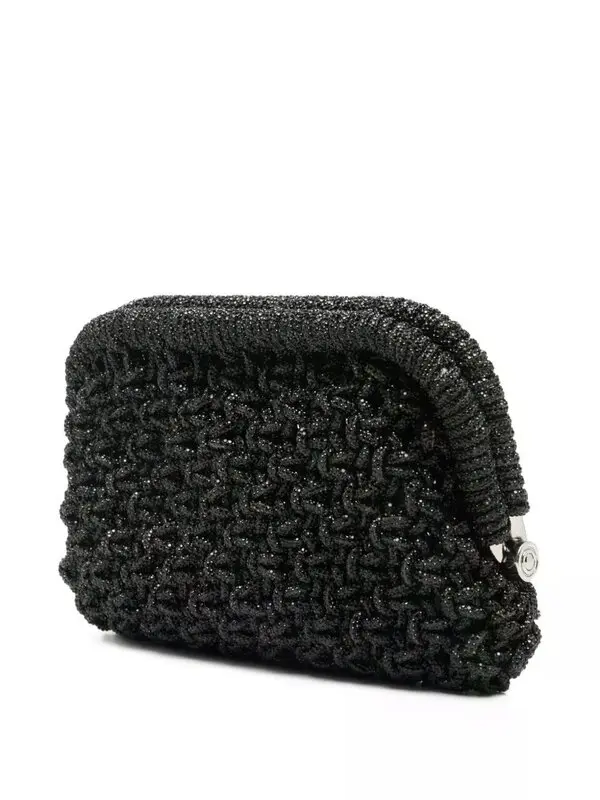TWENTY FOURHAITCH Kaira Clutch Bag - Black