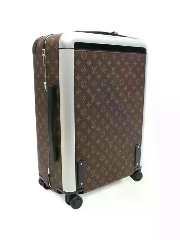 LOUIS VUITTON 2010s 55 Horizon Monogram Macassar Suitcase