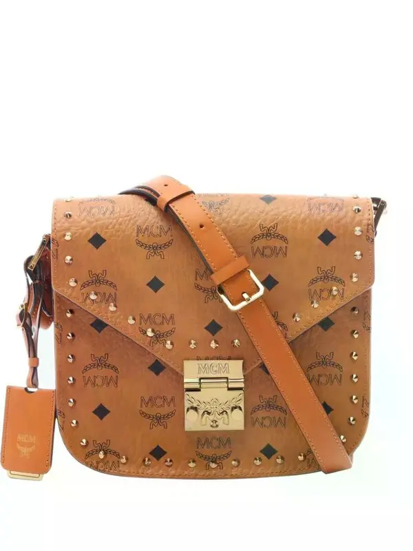 Mcm 2010s Patricia Visetos Shoulder Bag