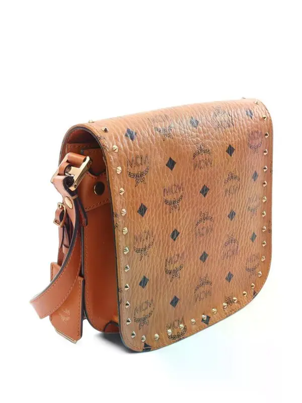 Mcm 2010s Patricia Visetos Shoulder Bag