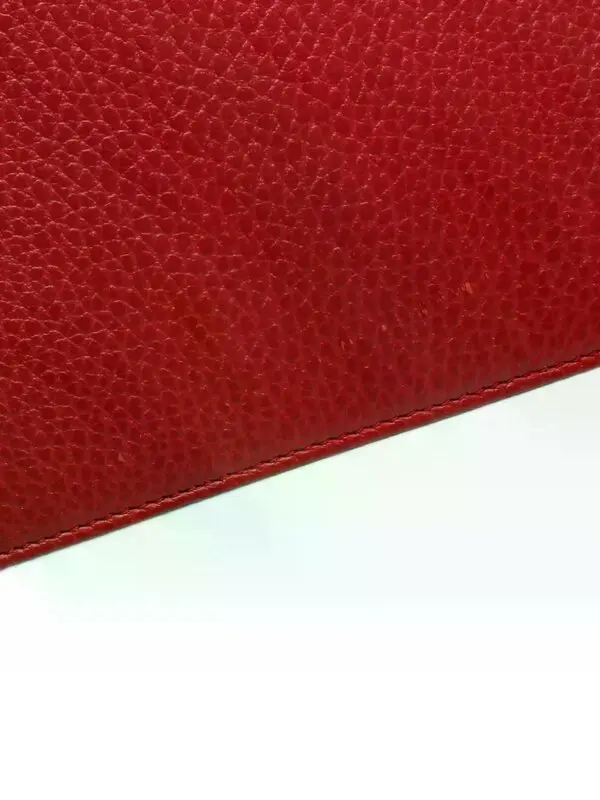 Gucci 2010s Interlocking G Chain Shoulder Bag - Red