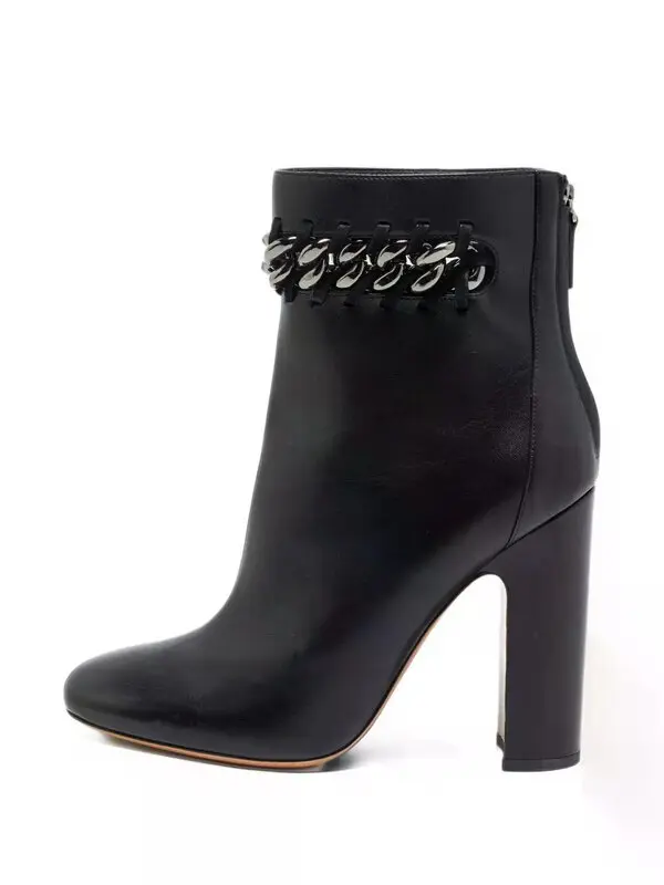Valentino Garavani Chain-link Embellished Ankle Boots