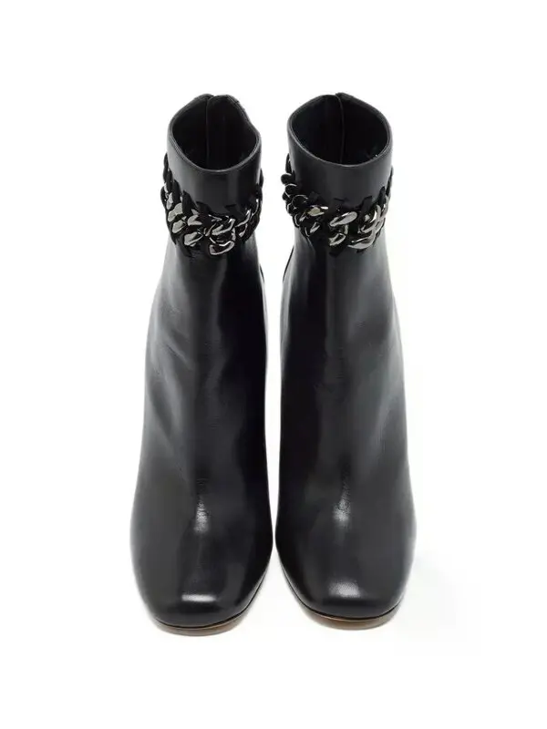 Valentino Garavani Chain-link Embellished Ankle Boots