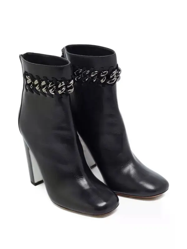 Valentino Garavani Chain-link Embellished Ankle Boots
