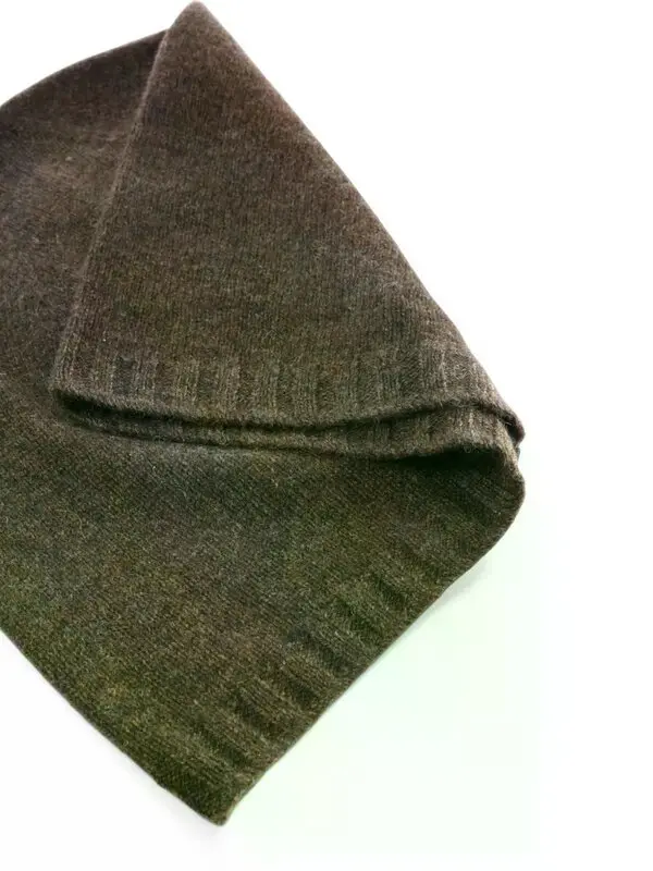 ZIGGY CHEN Slouchy Ribbed-trim Beanie Hat