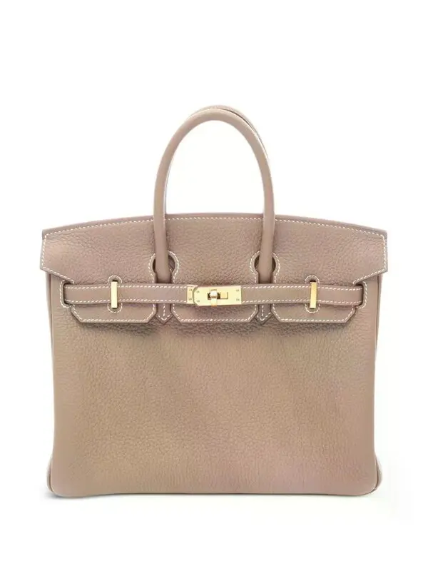 Hermès 25 Birkin Togo Handbag - Neutrals