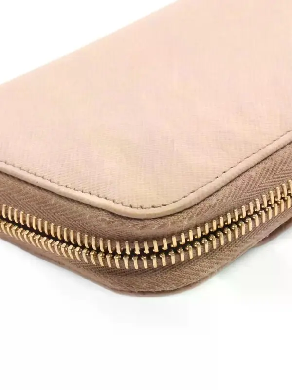 Prada 2000s Logo-plaque Zip-around Wallet