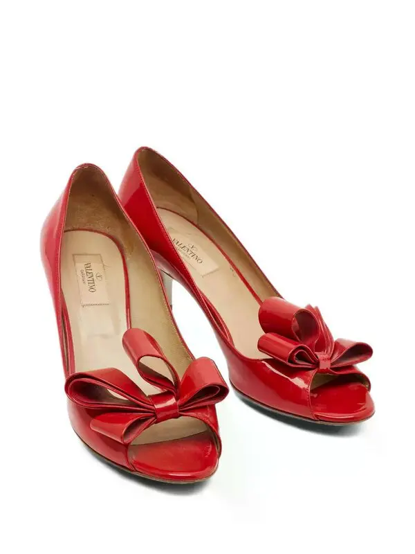 Valentino Garavani Bow Peep-toe Pumps