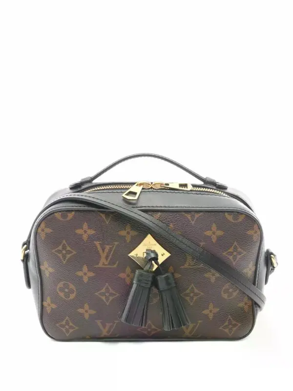 LOUIS VUITTON 2019 Saintonge Monogram Crossbody Bag - Brown