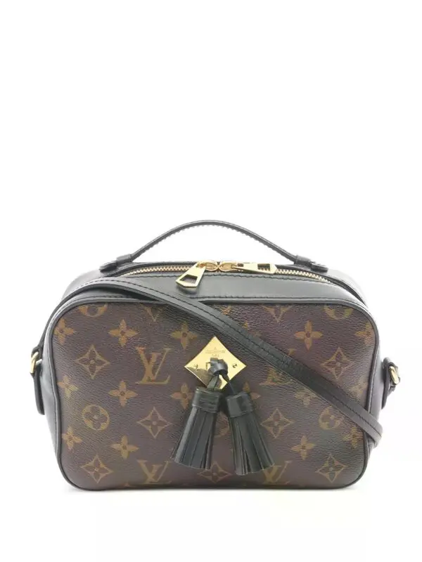 LOUIS VUITTON 2019 Saintonge Monogram Crossbody Bag - Brown
