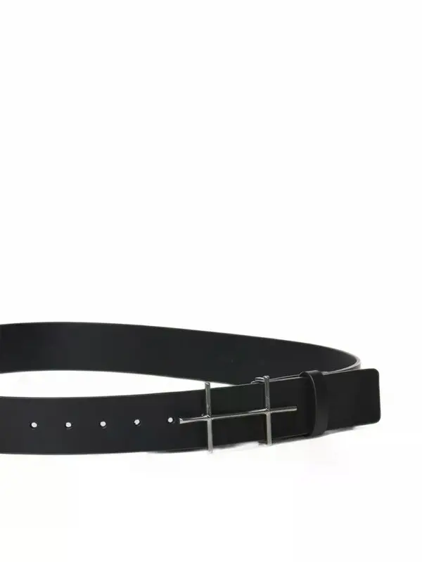 HELIOT EMIL Cross-detail Leather Belt