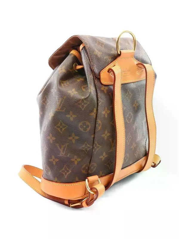 LOUIS VUITTON 2000 Mm Montsouris Monogram Backpack - Brown