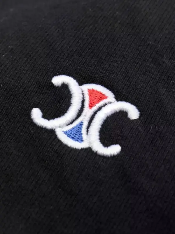 Celine 2020s Triomphe Embroidery Sweatshirt