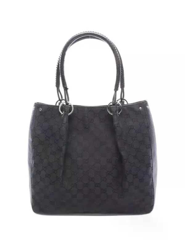 Gucci 2000s Gg Canvas Tote Bag