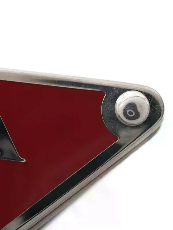 Prada 2010s Triangle Logo Belt Buckle