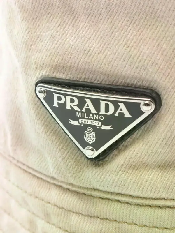 Prada 2010s Triangle-logo Bucket Hat