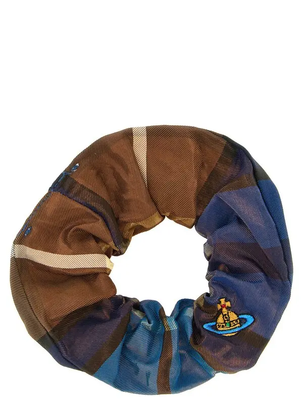 VIVIENNE WESTWOOD Fraser' Small Tartan Hair Elastic - Multicolor