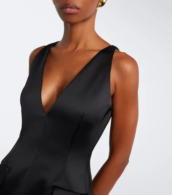 Sportmax Satin Cocktail Dress